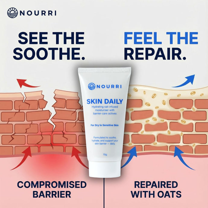 Nourri Skin Daily – Calming Daily Moisturiser for Sensitive & Dry Skin ...